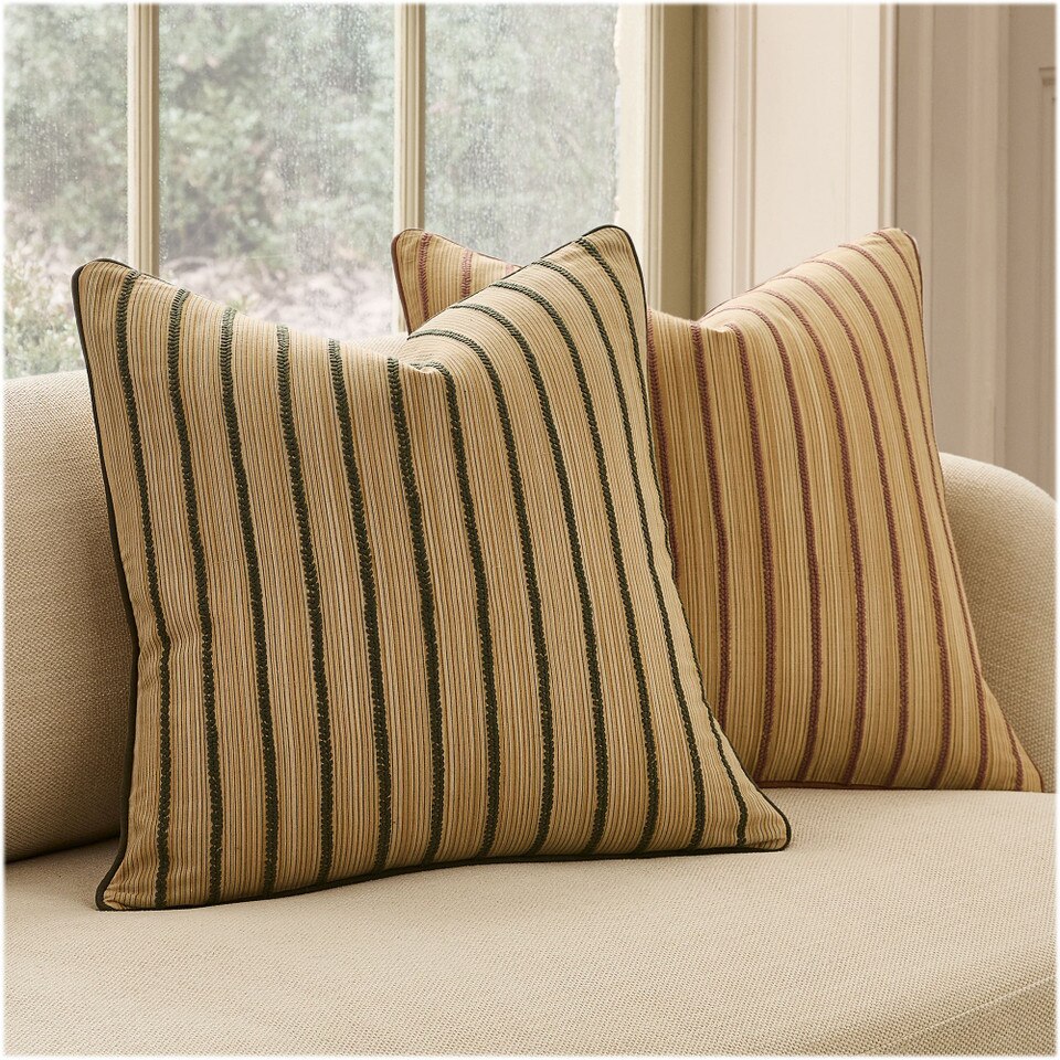 Pierce & Ward Filigree Stripe Cushion Cover - West Elm Australia