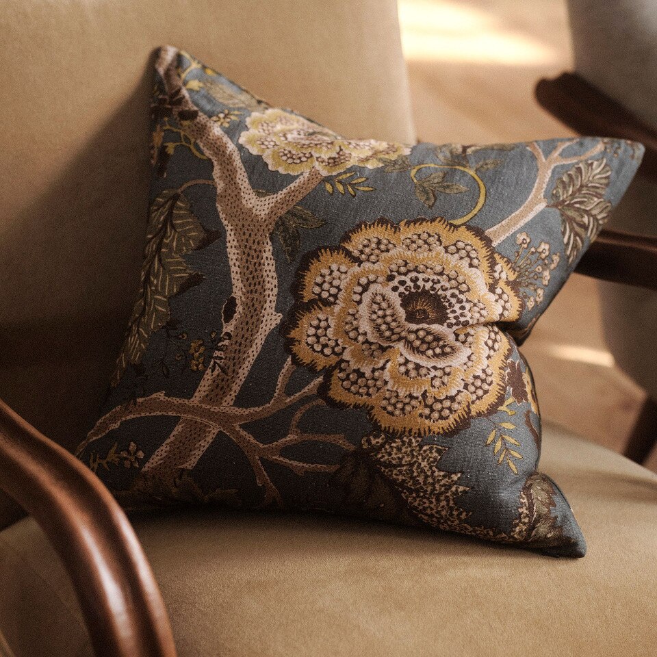 Pierce & Ward Palampore Floral Cushion Cover - West Elm Australia