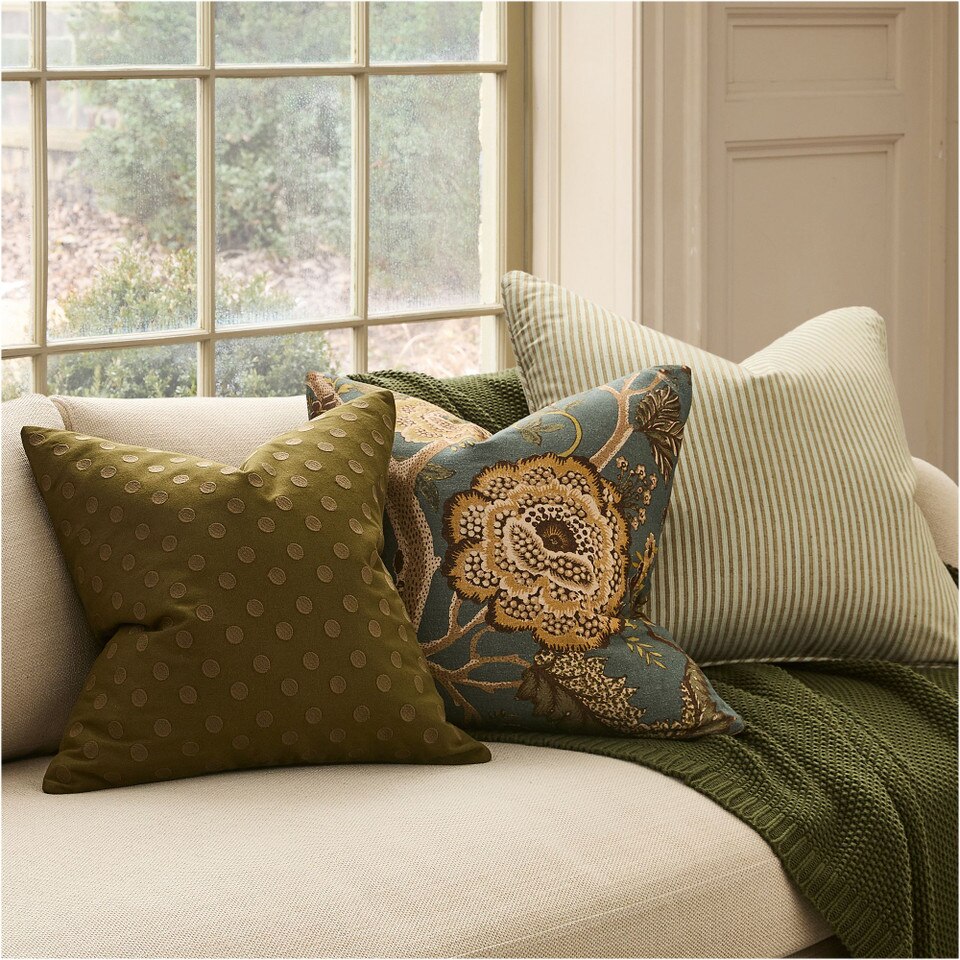 Pierce & Ward Palampore Floral Cushion Cover - West Elm Australia
