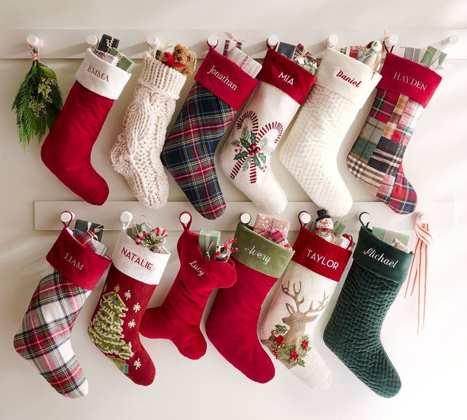 Plaid Stockings - West Elm Australia