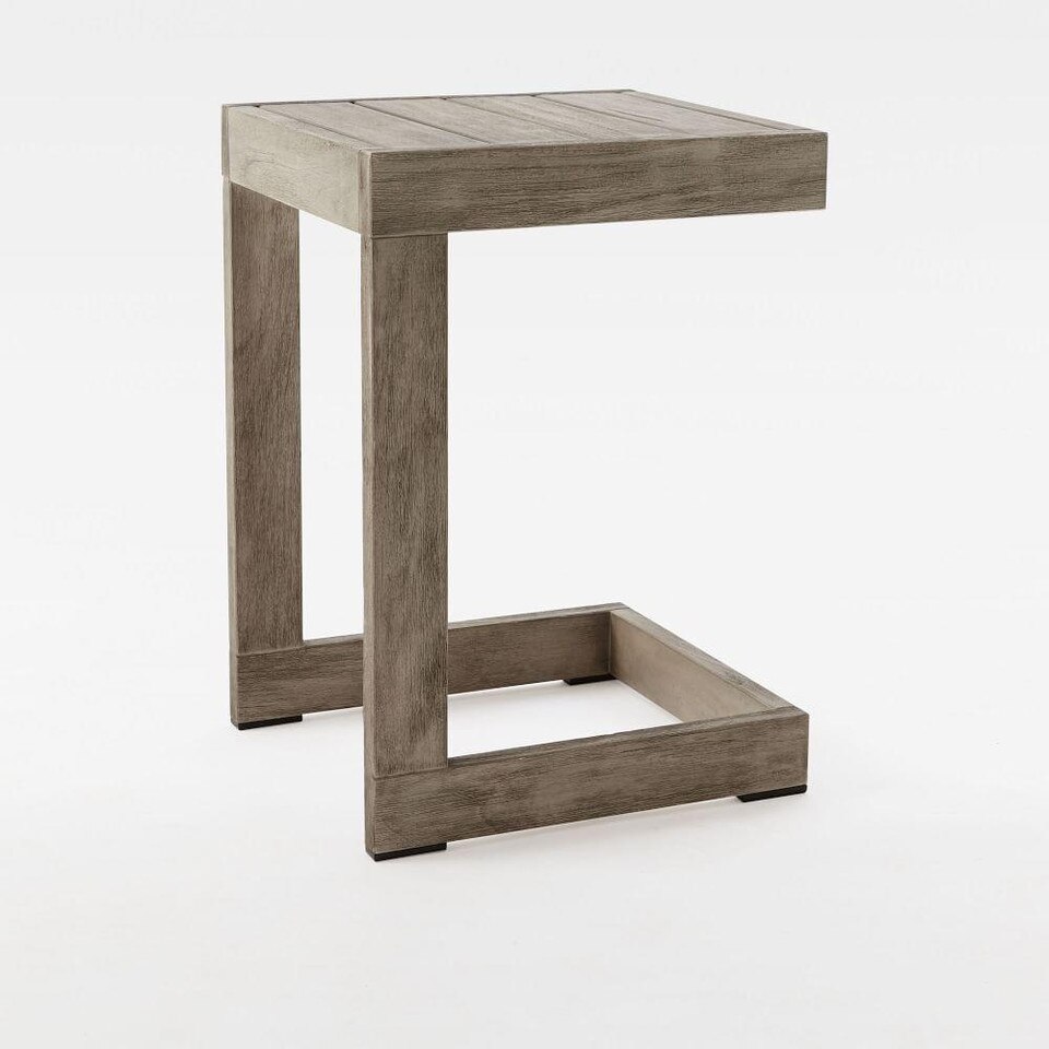 Portside Outdoor C-Shaped Side Table