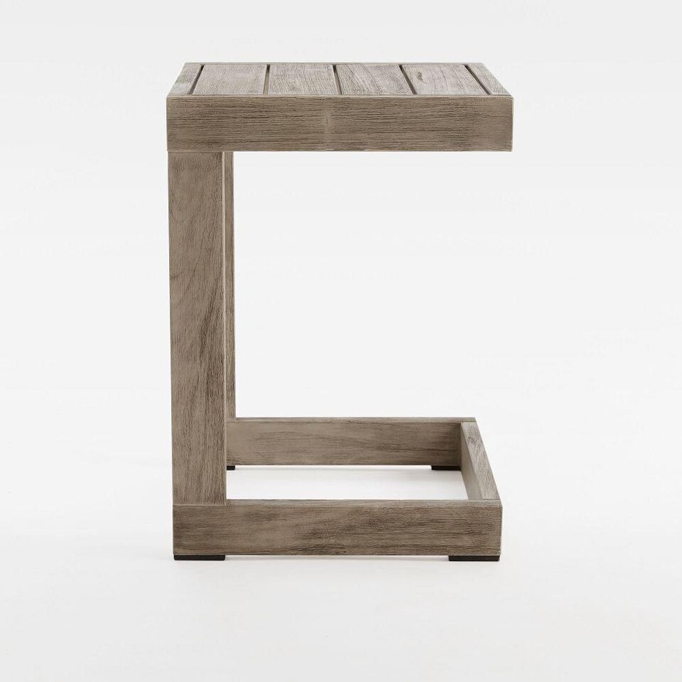 Portside Outdoor C-Shaped Side Table