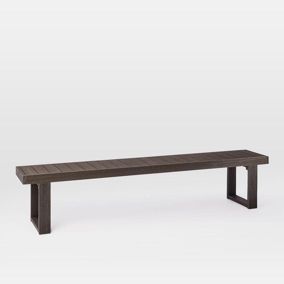 Portside Outdoor Expandable Dining Table Set - Weathered Cafe | west ...
