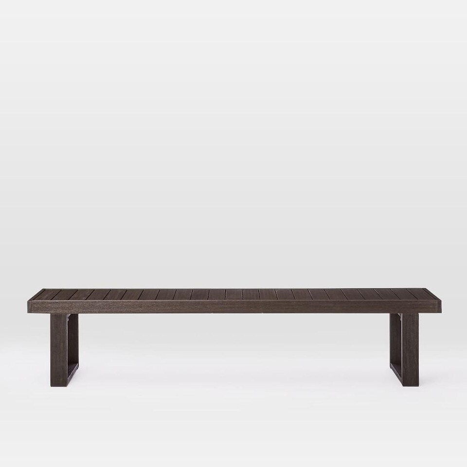 Portside Outdoor Expandable Dining Table Set - Weathered Cafe | west ...