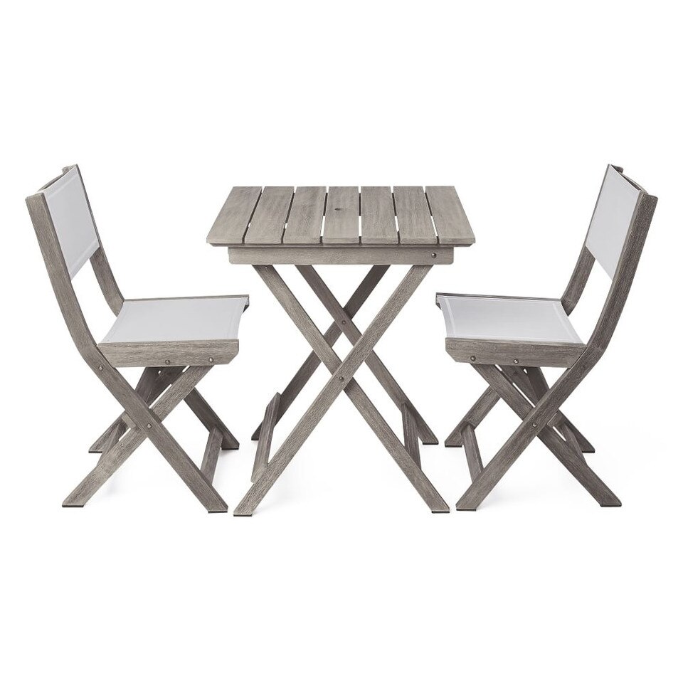 Portside Outdoor Folding Bistro Set (68 cm) | West Elm Australia