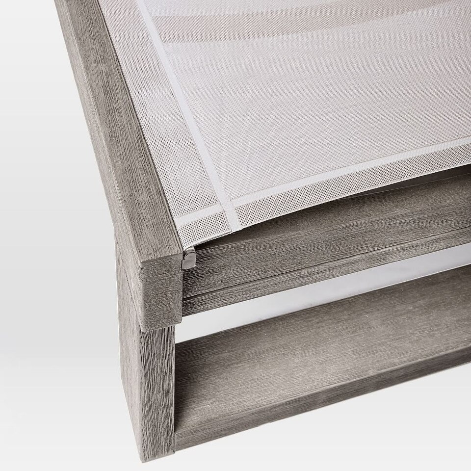 Portside Outdoor Textilene Lounger | West Elm Australia