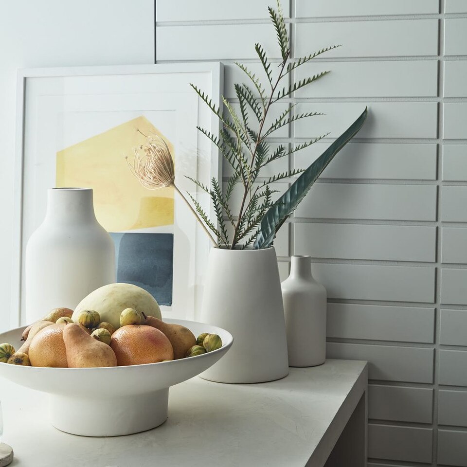 Pure White Ceramic Vases | west elm Australia
