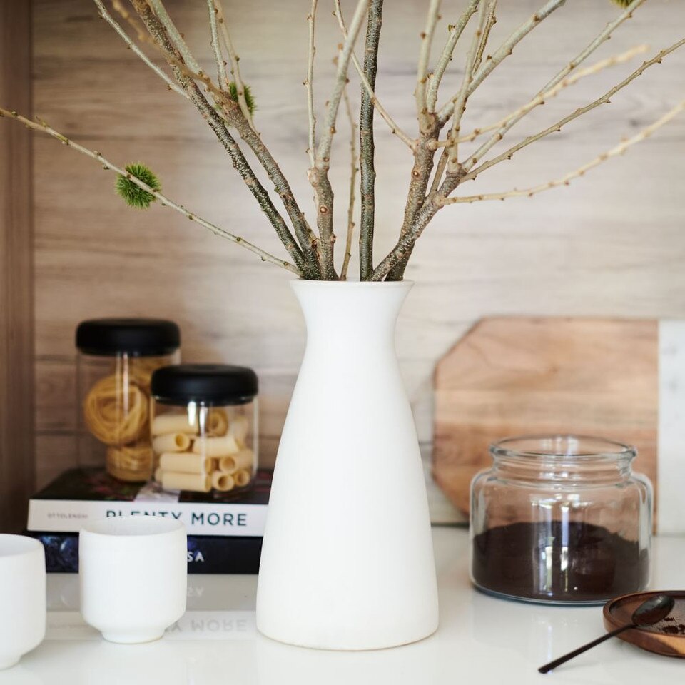 Pure White Ceramic Vases | west elm Australia