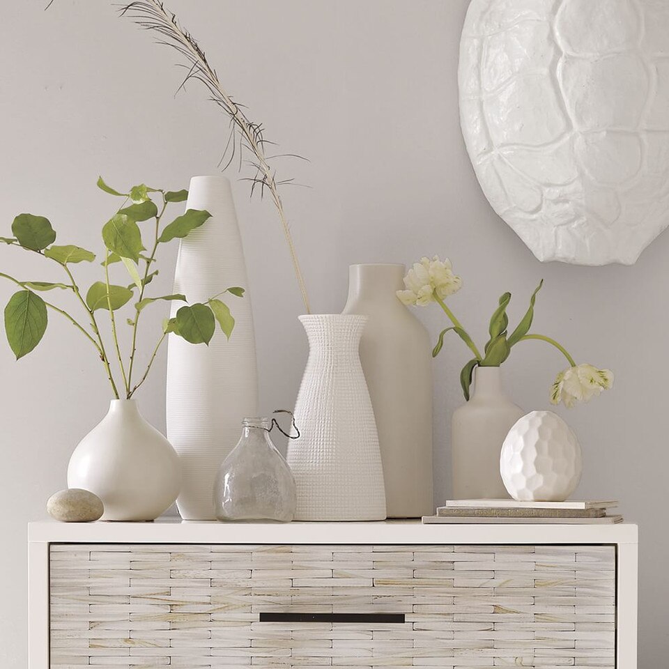 Pure White Ceramic Vases | west elm Australia