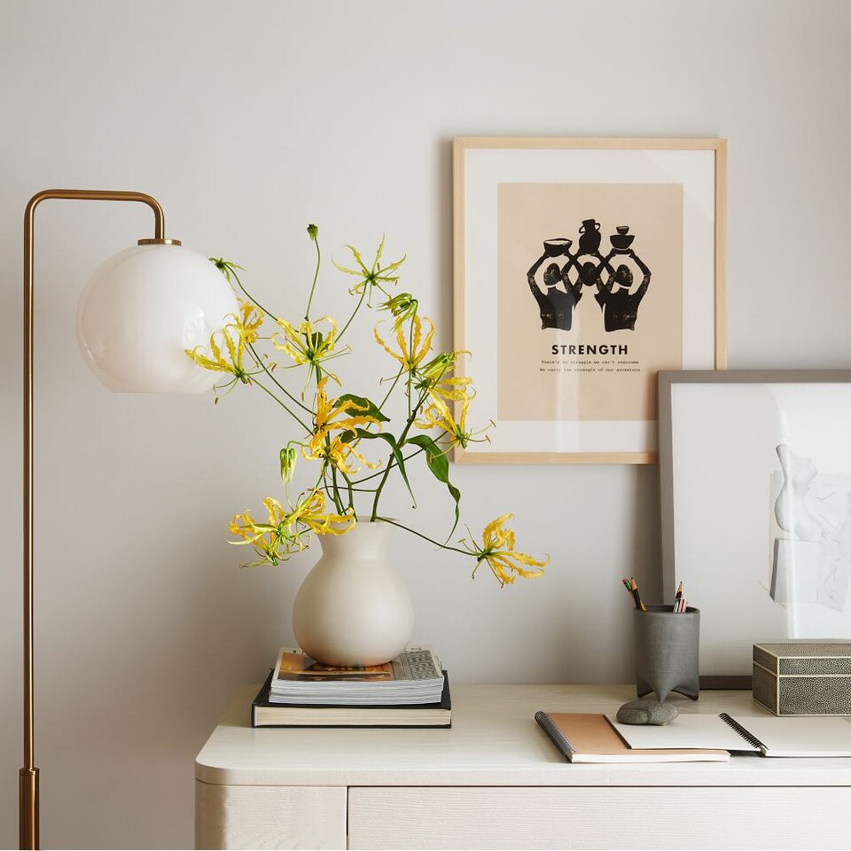 Pure White Ceramic Vases - West Elm Australia