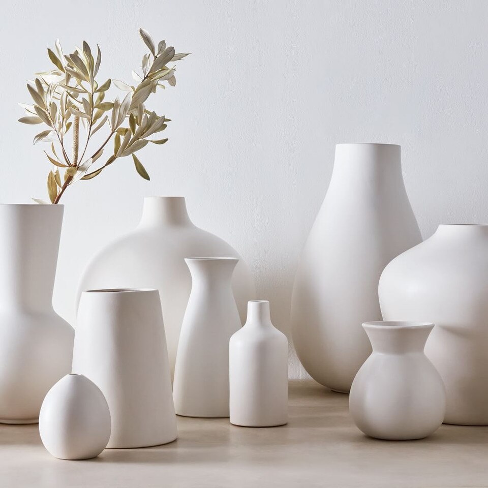West Elm White Vase