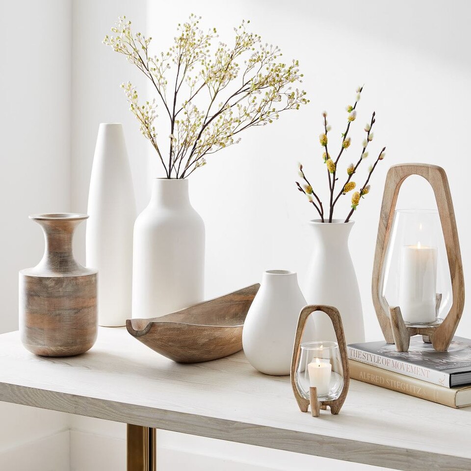 Pure White Ceramic Vases | west elm Australia