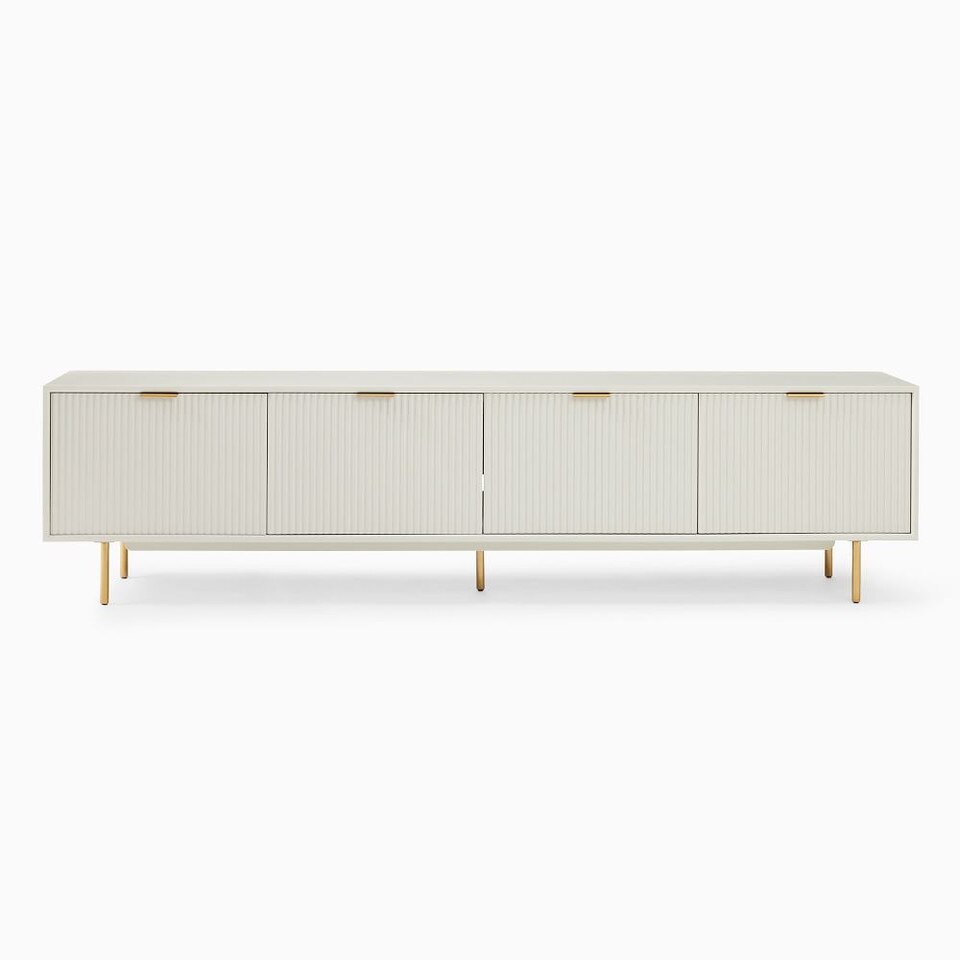 Quinn Lacquer Media Console (80") - West Elm Australia