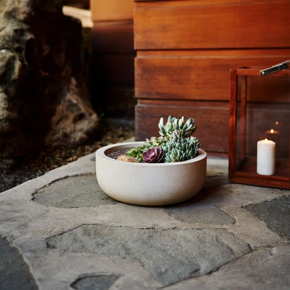 Radius Ficonstone Indoor/Outdoor Planters - West Elm Australia