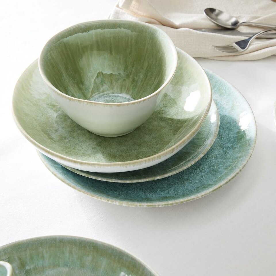 Reactive Stoneware Salad Plates - West Elm Australia
