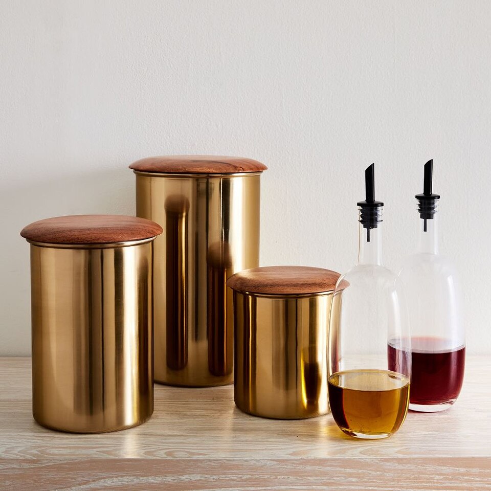Reid Steel & Wood Kitchen Accessories | West Elm Australia
