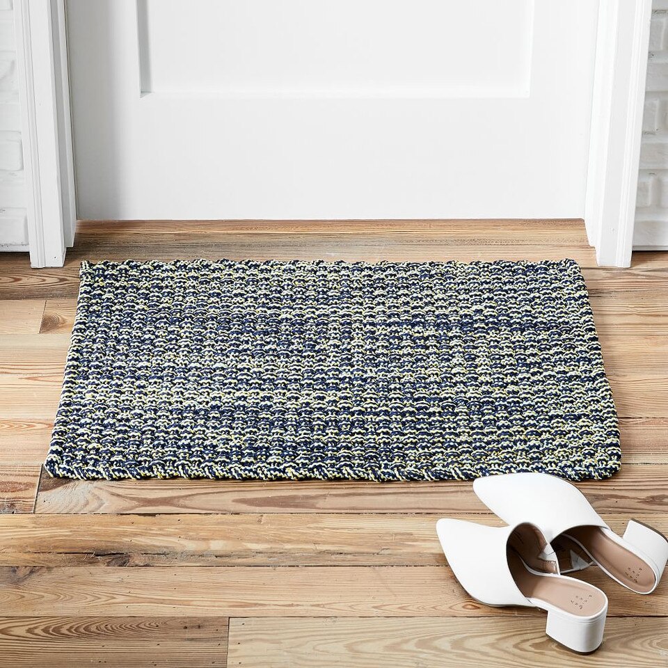 Rope Weave Doormat - Midnight | West Elm Australia