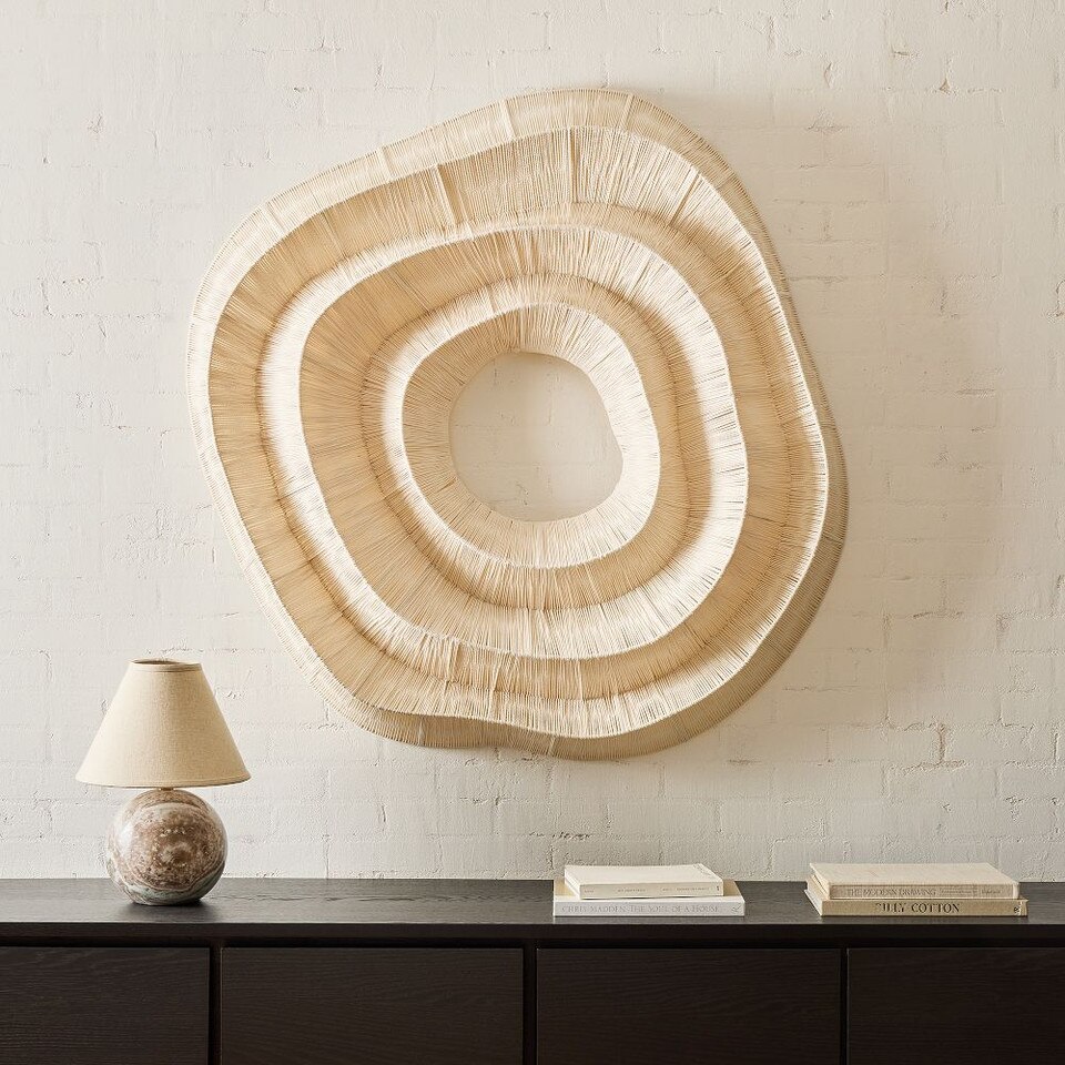 Round Geode Fibre Wall Art | West Elm Australia