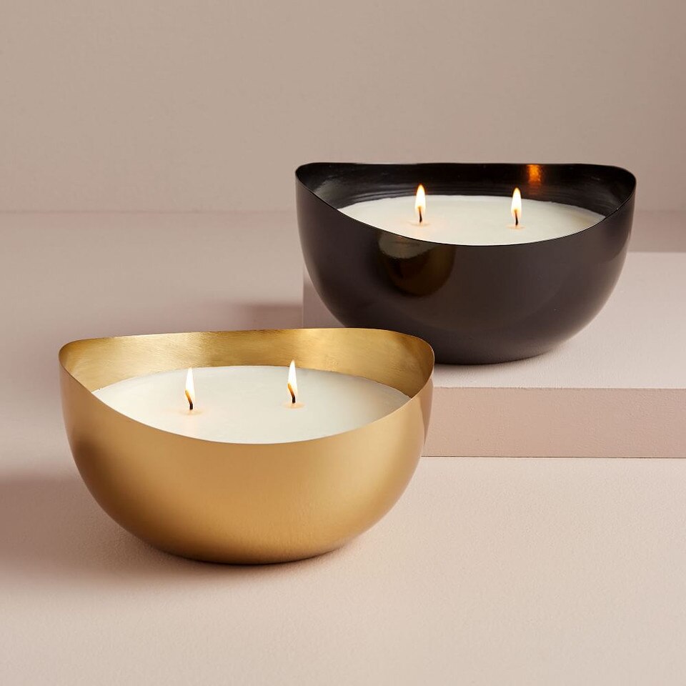 Rove Metal Candles | West Elm Australia