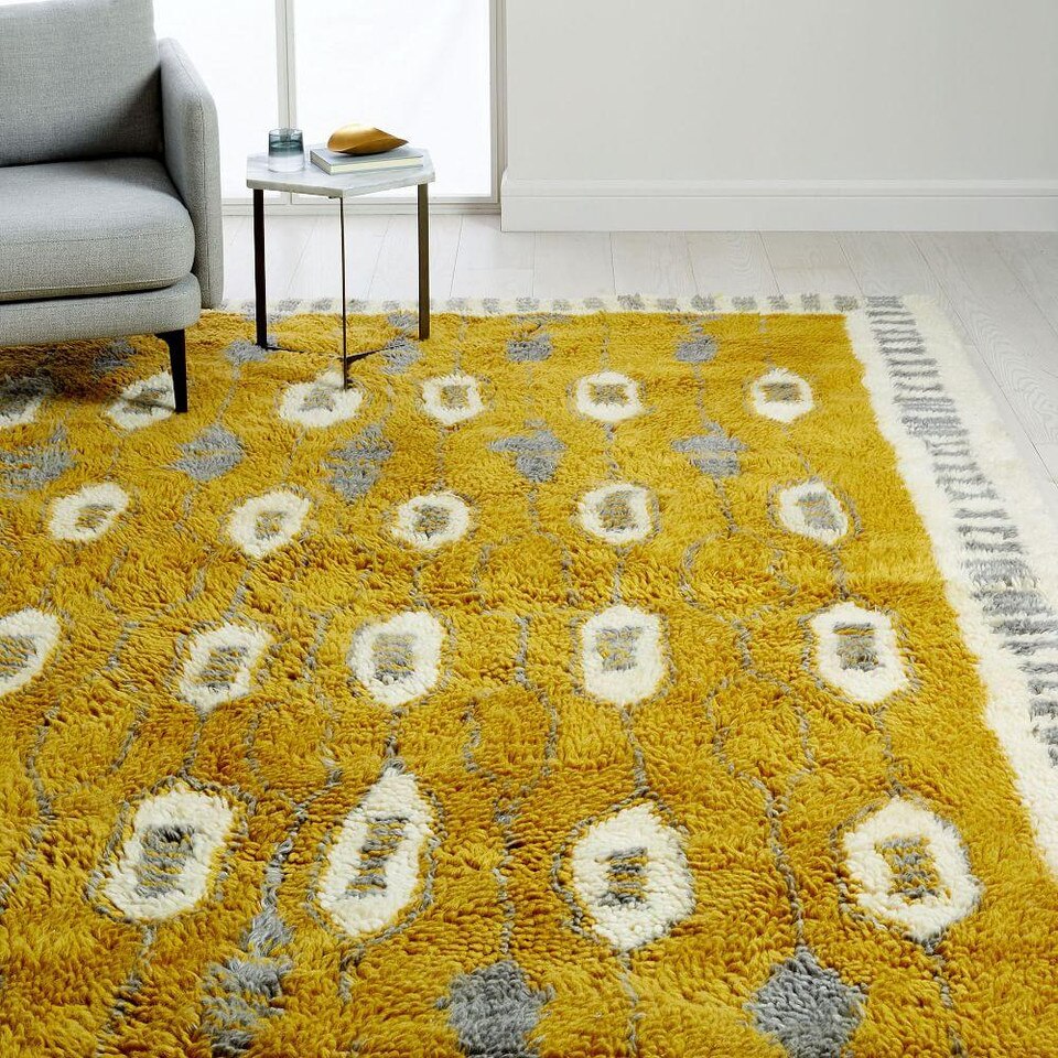 Royal Grid Shag Rug | west elm Australia