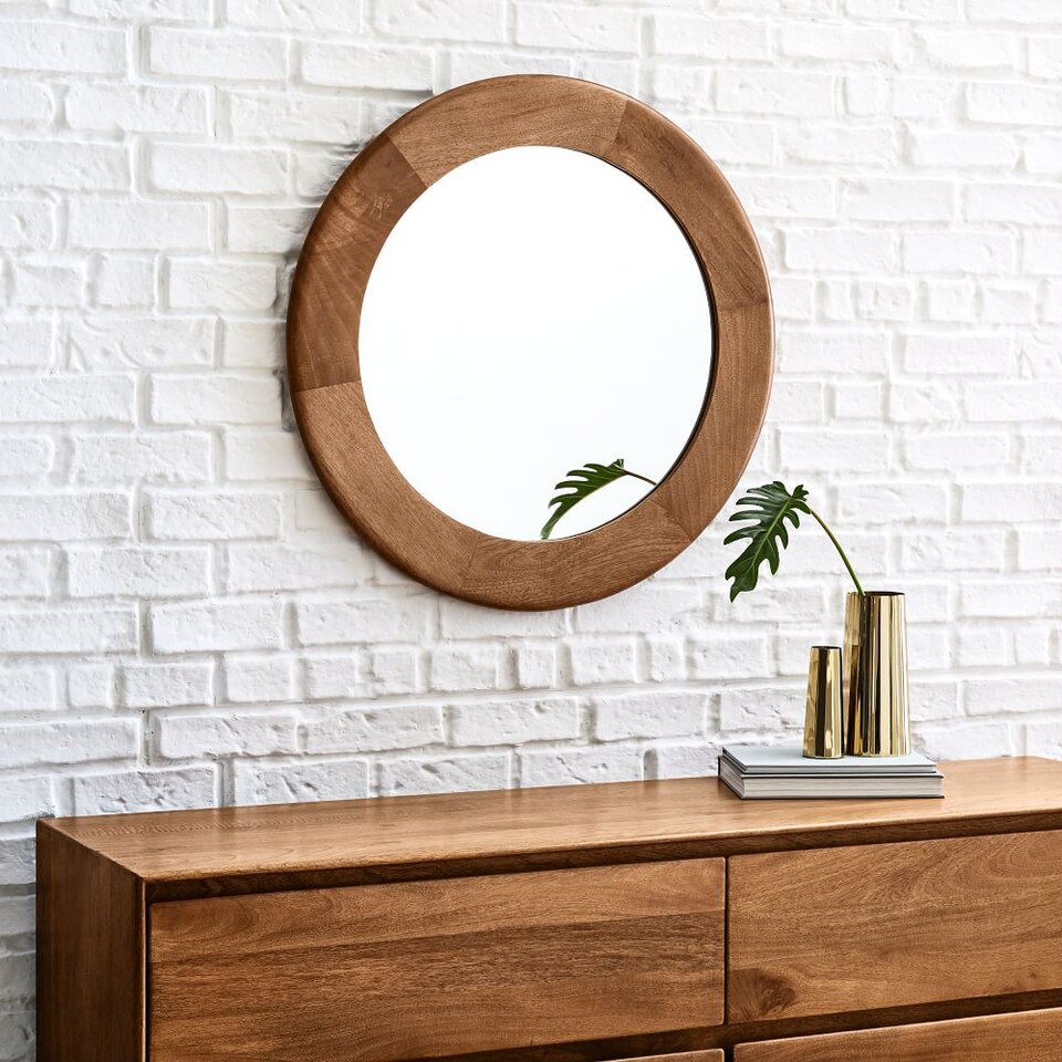 Anton Mirror - Round | West Elm Australia
