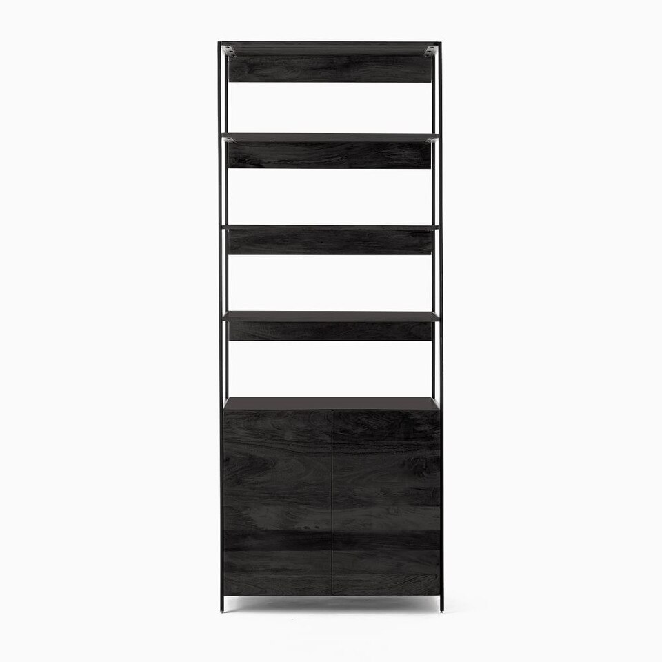 Industrial Modular 84cm Open + Closed Storage - West Elm Australia