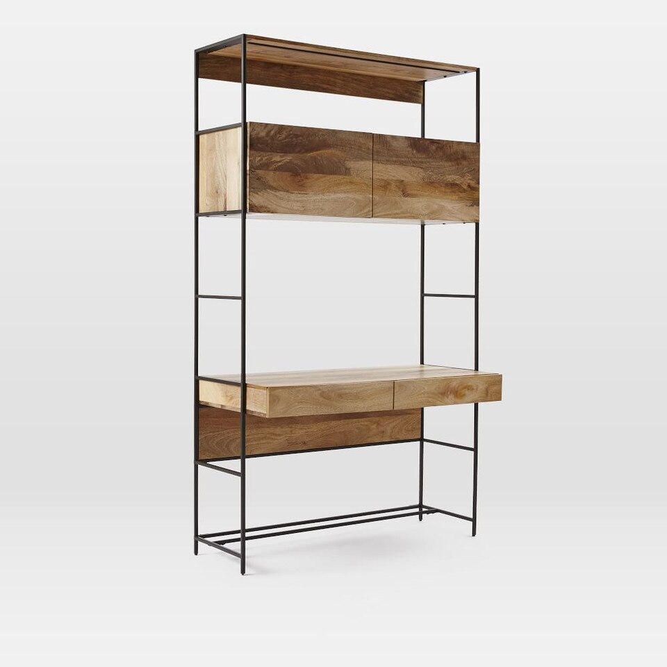 Industrial Modular 124 cm Desk - West Elm Australia