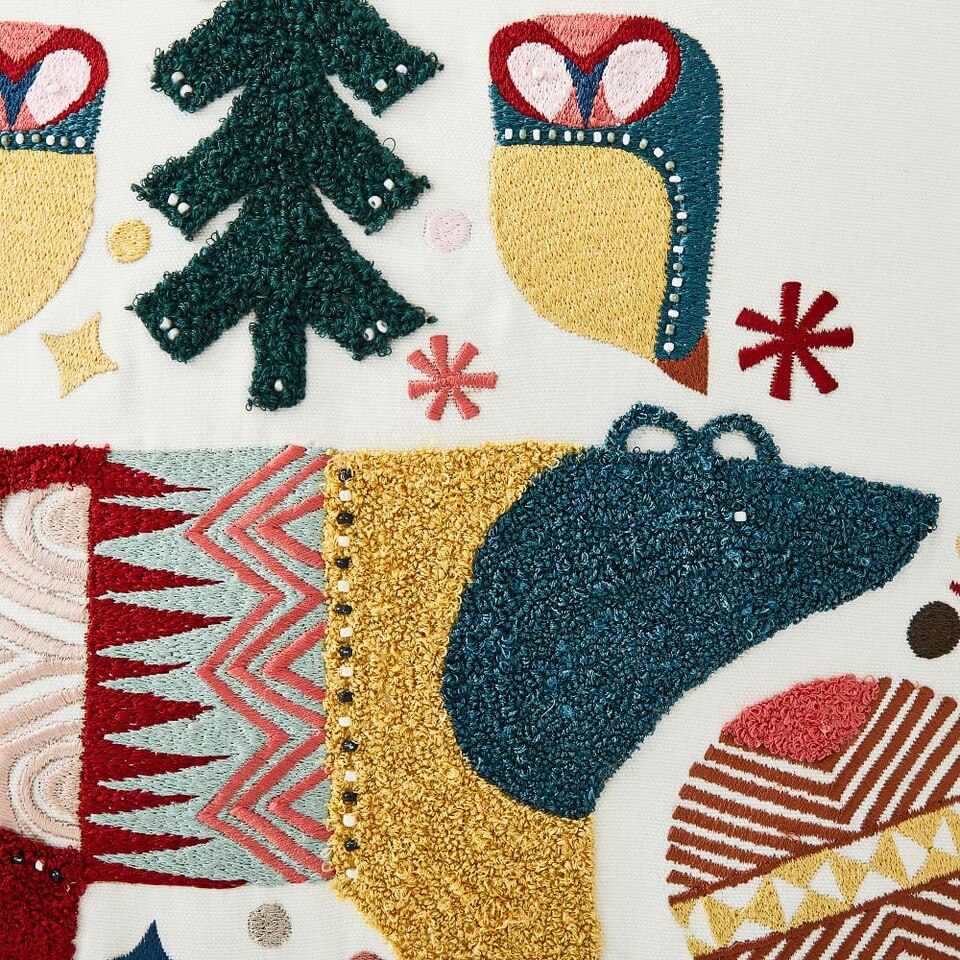Scandi Animal Pillow Cover | West Elm Australia