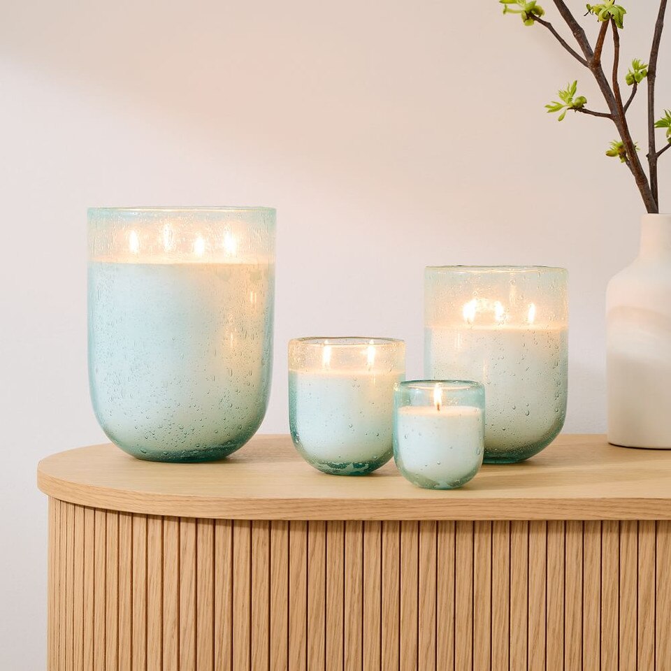 Seaglass Candle - Sea Salt & Vanilla | West Elm Australia