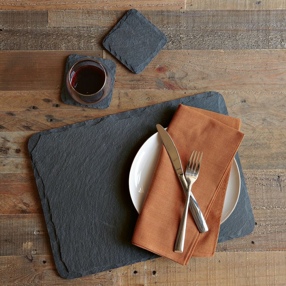 Slate Coaster Set - West Elm Australia