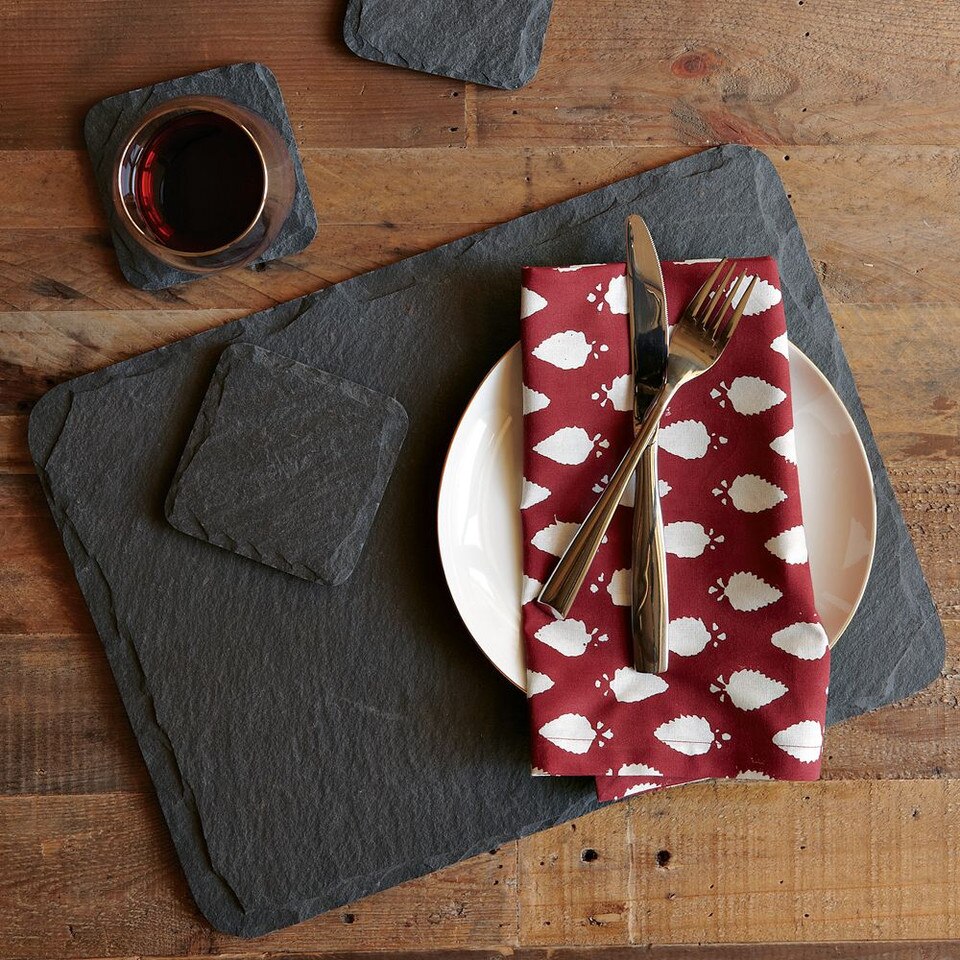 Slate Coaster Set - West Elm Australia