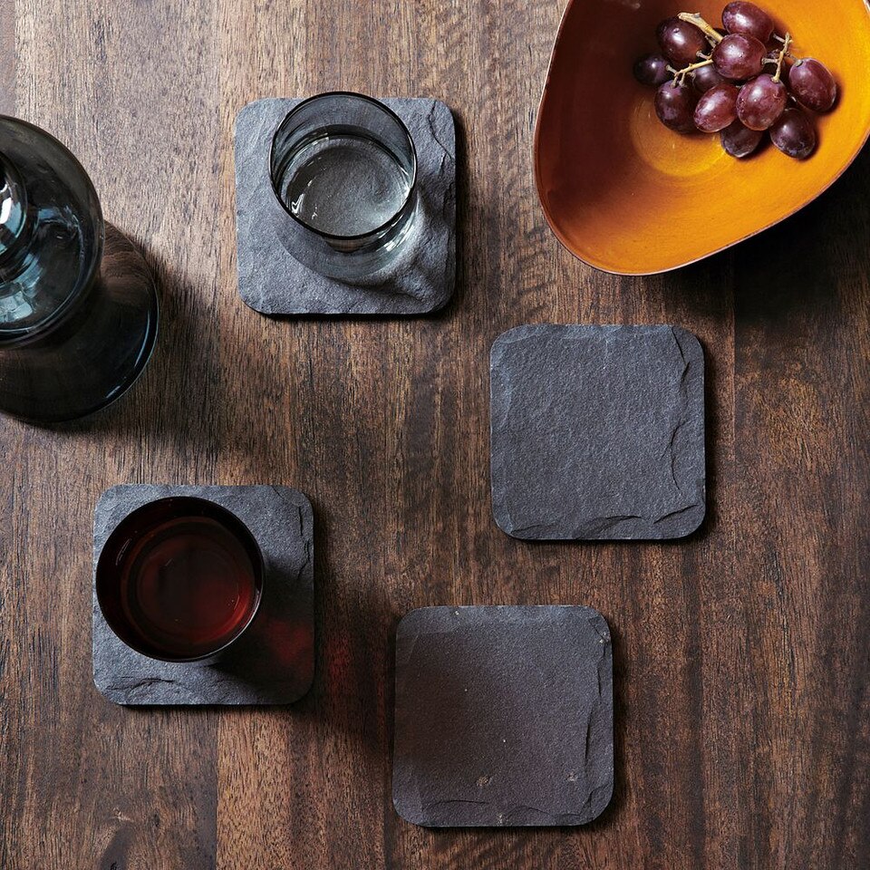 Slate Coaster Set - West Elm Australia