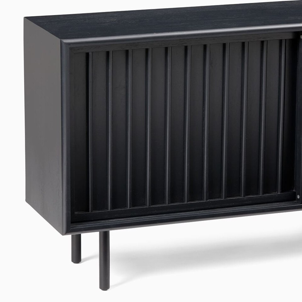 Slatted Media Console (122 cm) | West Elm Australia