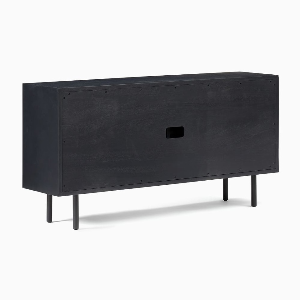 Slatted Media Console (122 cm) | West Elm Australia