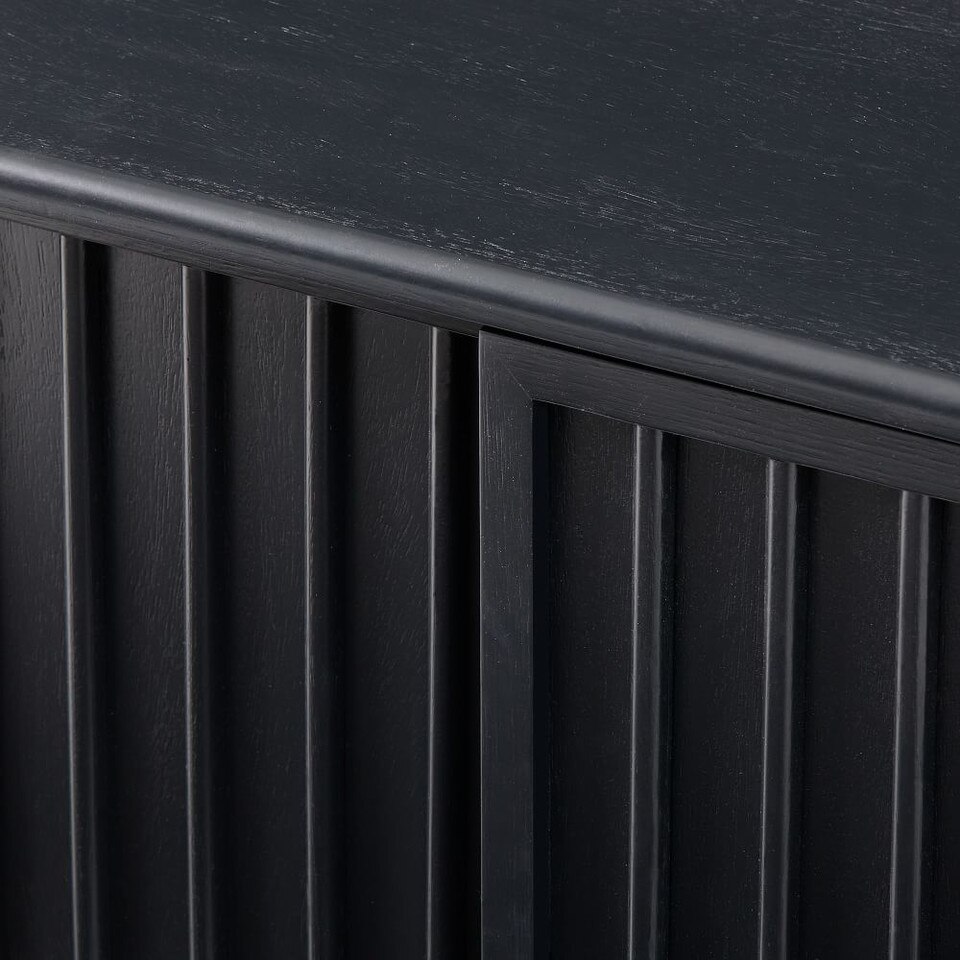 Slatted Media Console (122 cm) | West Elm Australia
