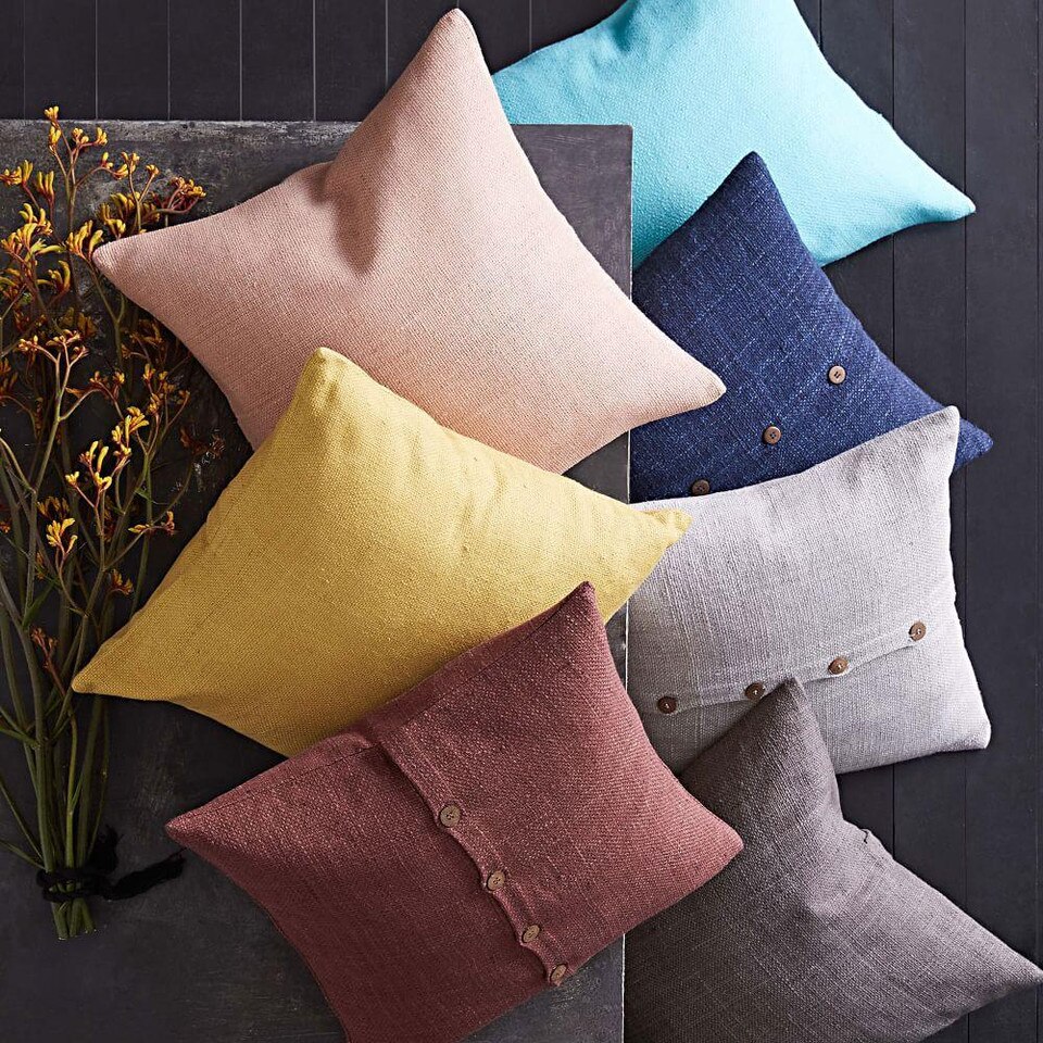 Silk Hand-Loomed Pillow Covers