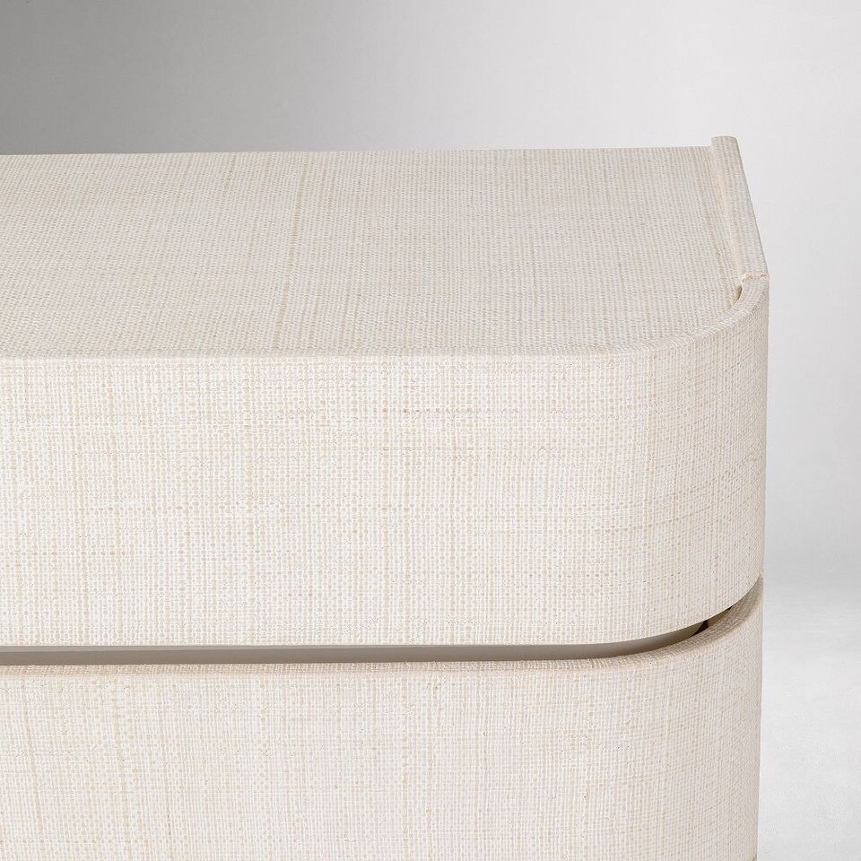 Solstice Painted Raffia 3-Drawer Dresser (89 cm) | West Elm Australia