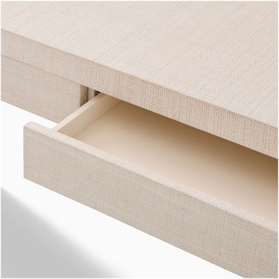 Solstice Painted Raffia Desk (48")