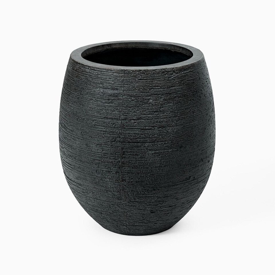 Curved Ficonstone Indoor/Outdoor Planters - West Elm Australia