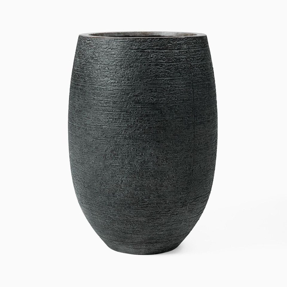 Curved Ficonstone Indoor/Outdoor Planters - West Elm Australia