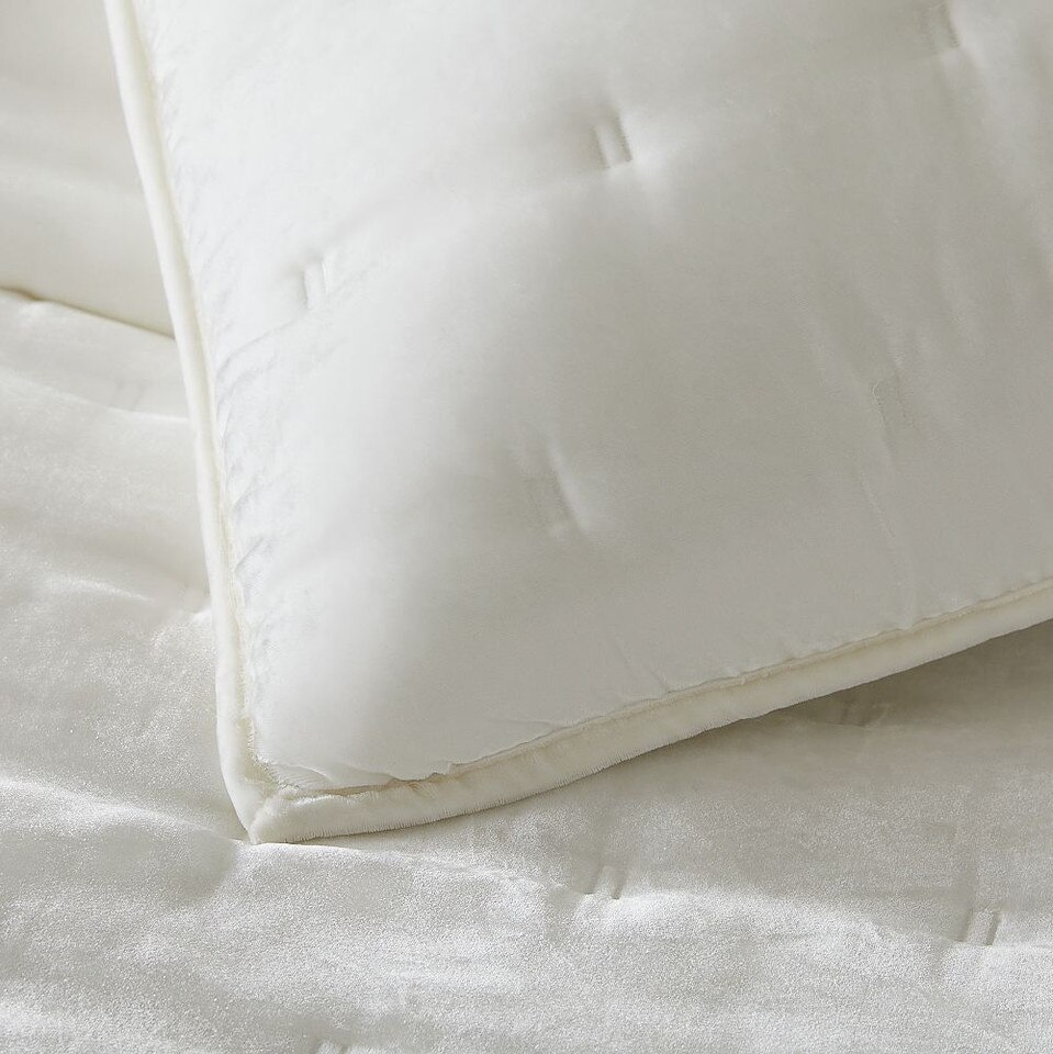 Lush Velvet Tack Stitch Coverlet & Pillowcases - West Elm Australia