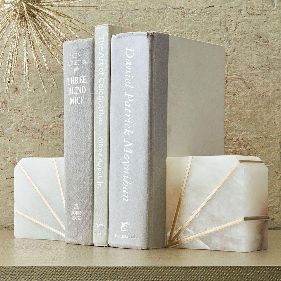 Stone Bookend - Alabaster | west elm Australia
