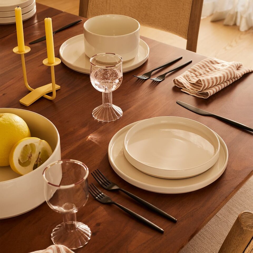 Straight-Sided Stoneware Dinner Plates | West Elm Australia