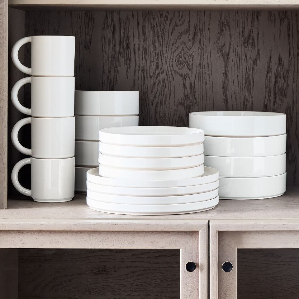 Straight-Sided Stoneware Dinner Plates | West Elm Australia