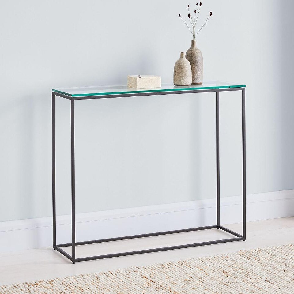 Streamline Console - Glass | west elm Australia