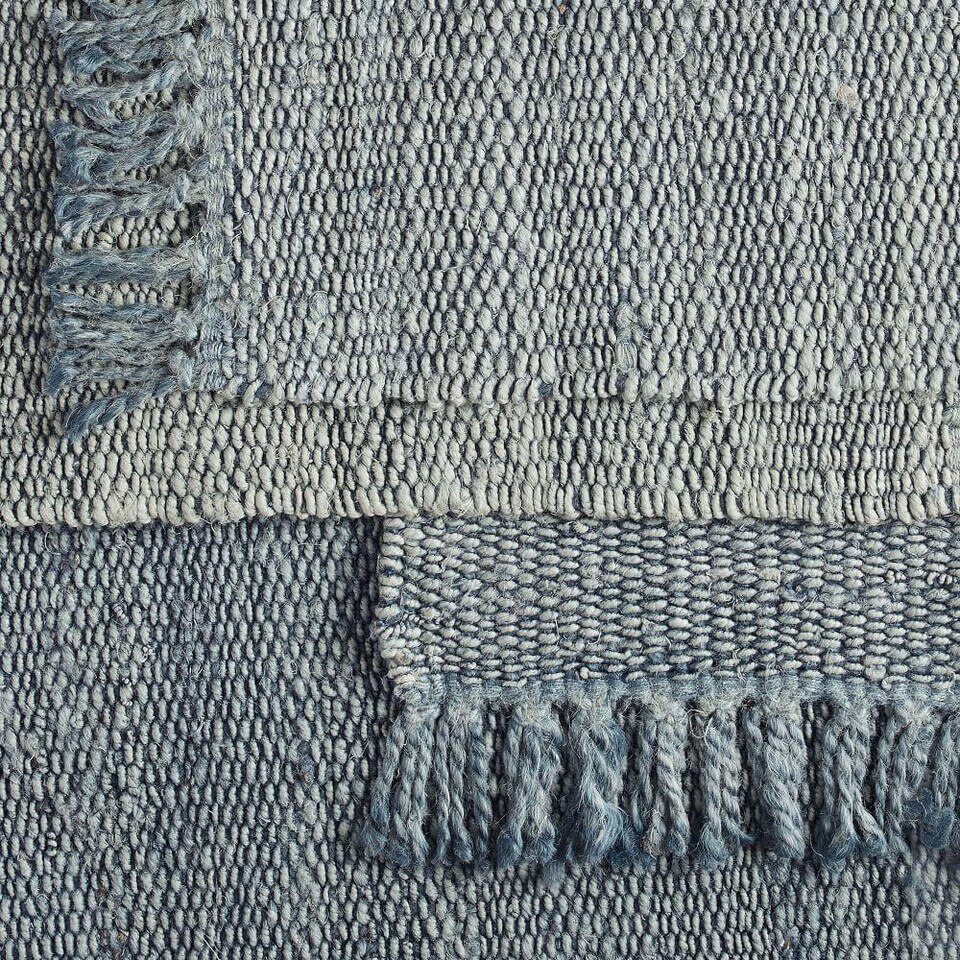 Sun Faded Jute Rug - Icy Teal | west elm Australia