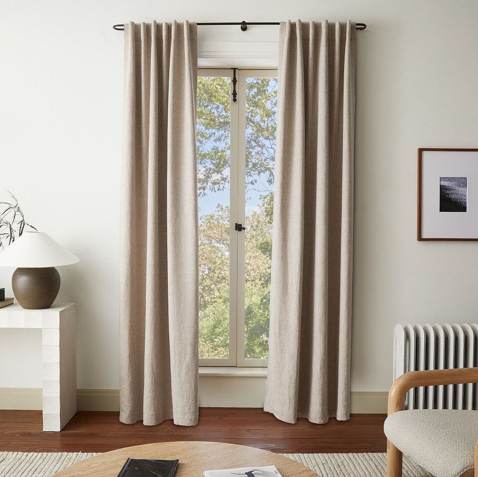 Swoop Blockout Curtain Rod - West Elm Australia