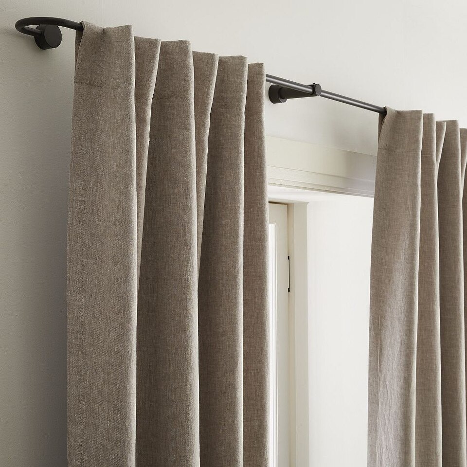 Swoop Blockout Curtain Rod - West Elm Australia