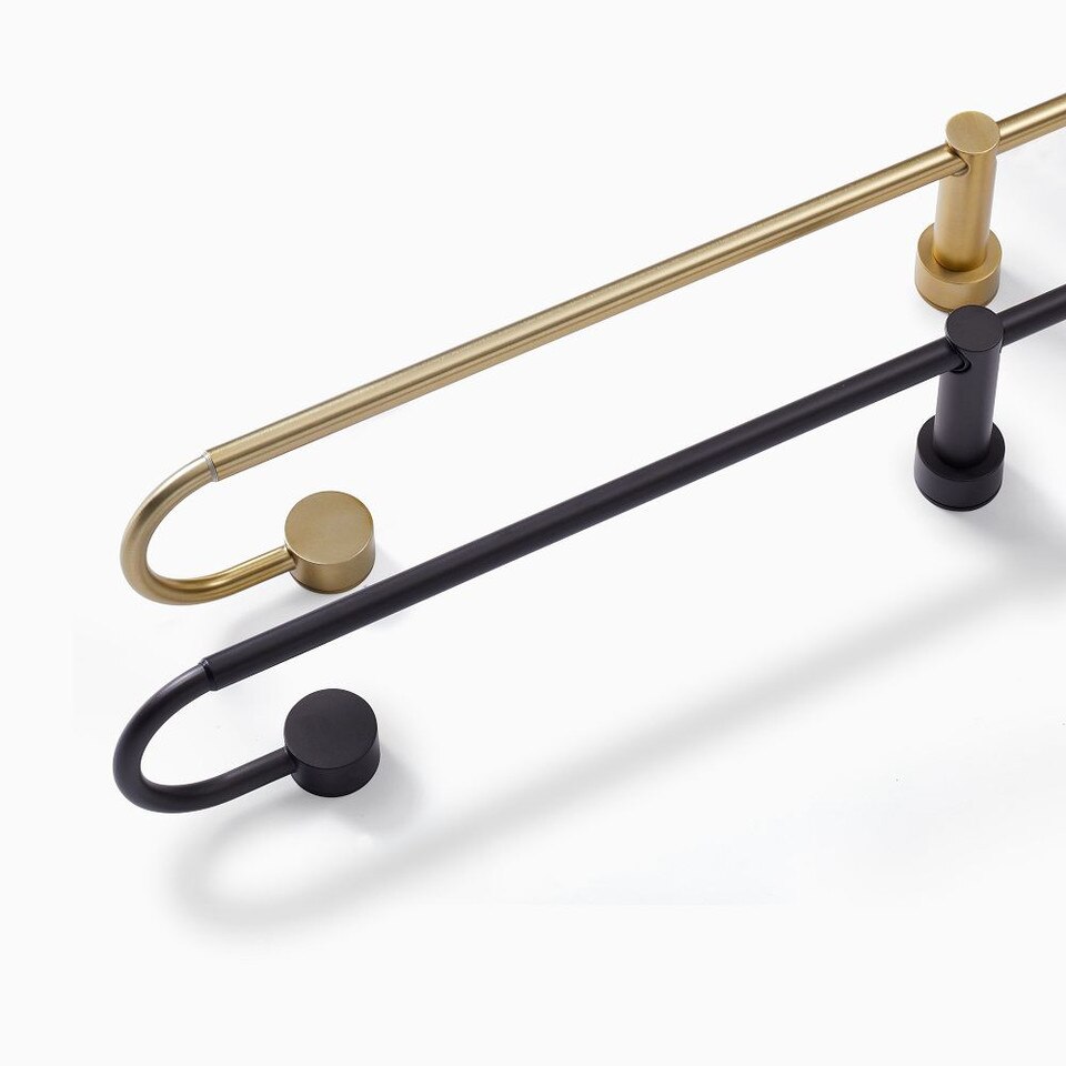 Swoop Blockout Curtain Rod - West Elm Australia