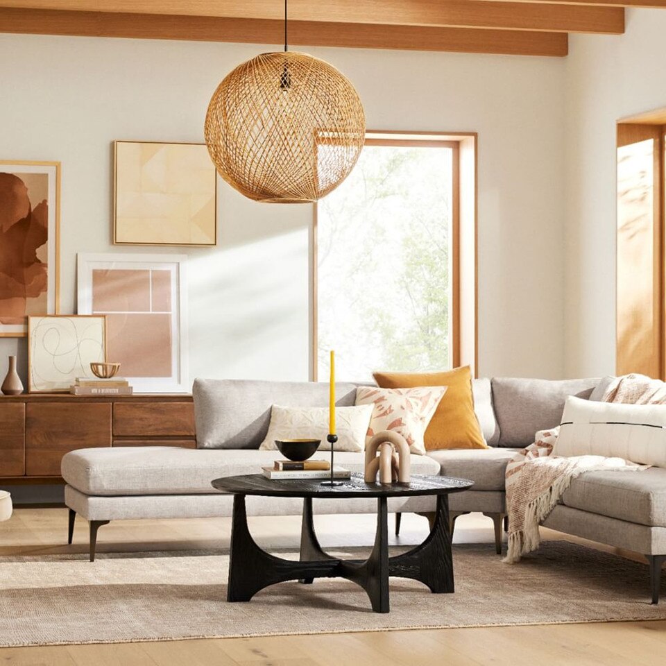 Tanner Solid Wood Coffee Table (102 cm) | West Elm Australia